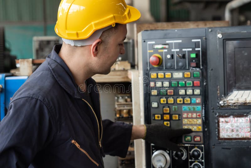 Skillful Factory Worker Working with Clipboard To Do Job Procedure ...
