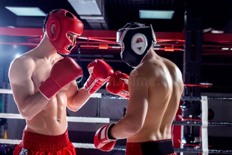 Professional Young Boxer is Expressing Negative Emotions Stock Photo ...
