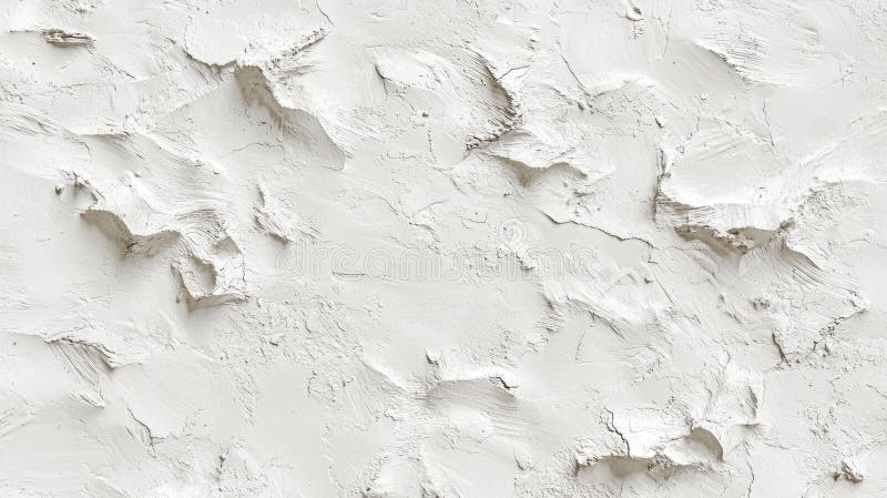 Skillfully Applied White Decorative Plaster Creates Unique Relief on ...