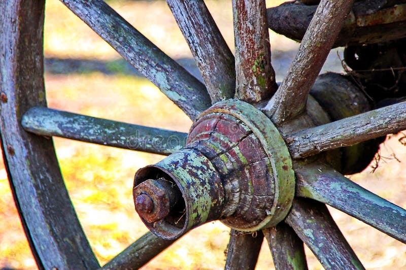 Wooden cart wheel stock image. Image of retro, transport - 150212329