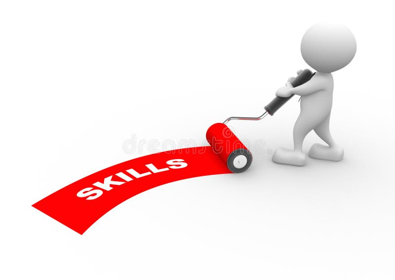 Skills stock illustration. Illustration of roll, accessories - 56483565