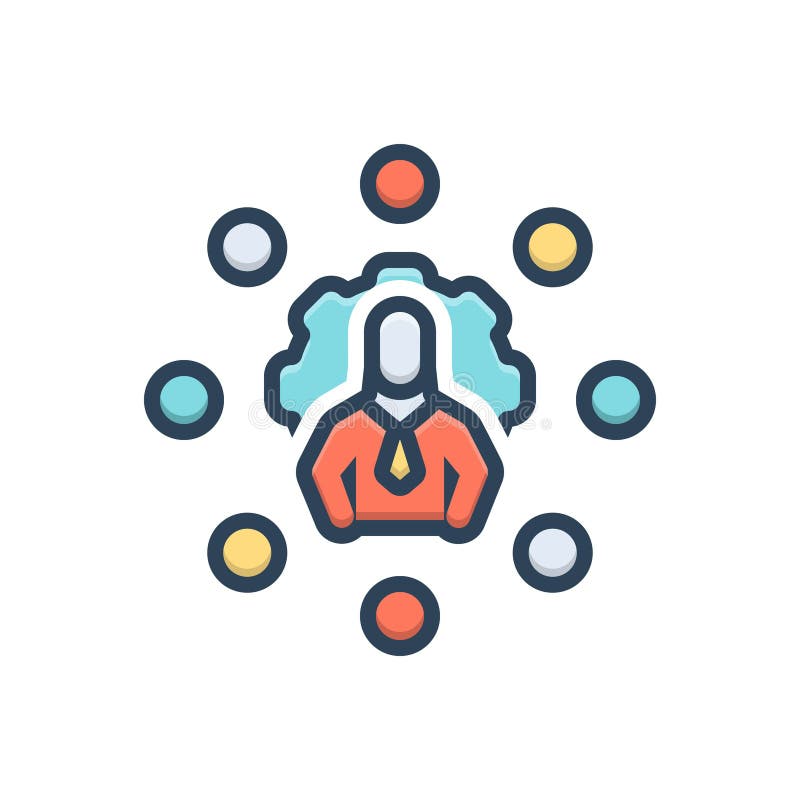 Color Illustration Icon for Skills, Dexterity and Talent4 Stock Vector ...