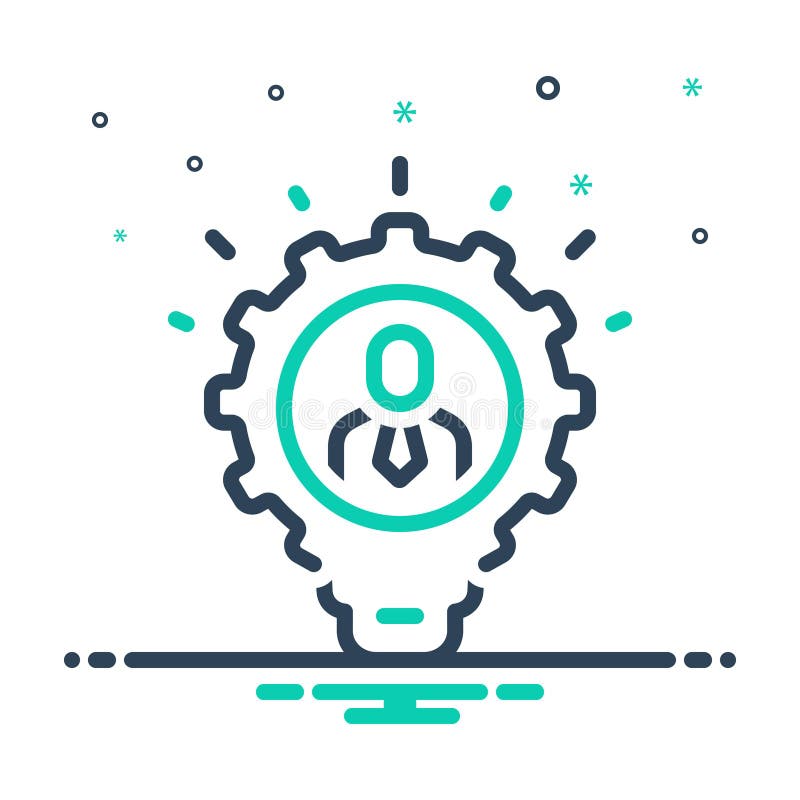 Mix Icon for Skills, Dexterity and Prowess Stock Vector - Illustration ...