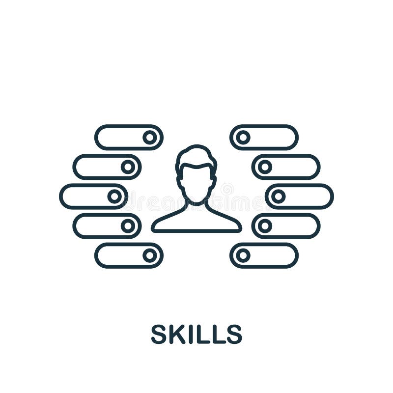 Skills Icon. Line Simple Icon for Templates, Web Design and ...