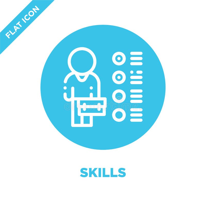 Competence, Skills, Workers Icon On White Background. Can Be Used For ...