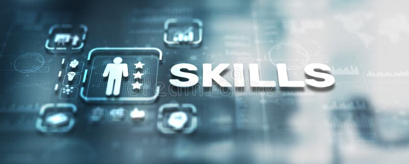 Skills Improvement and Personal Development Concept Stock Illustration ...