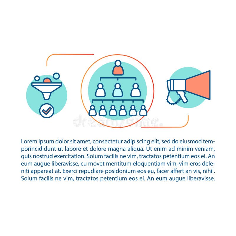 Skills and Knowledge Article Page Vector Template Stock Vector ...