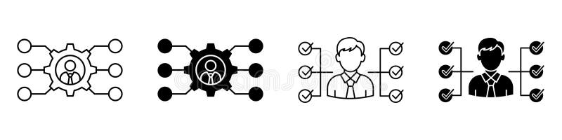 Skills set icon vector stock vector. Illustration of management - 347973893