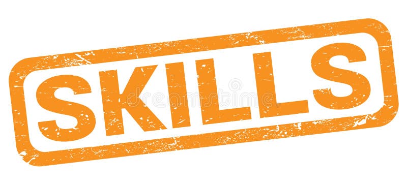 SKILLS Text Written on Orange Rectangle Stamp Stock Illustration ... SKILLS Text Written on Orange Rectangle Stamp Stock Illustration ...