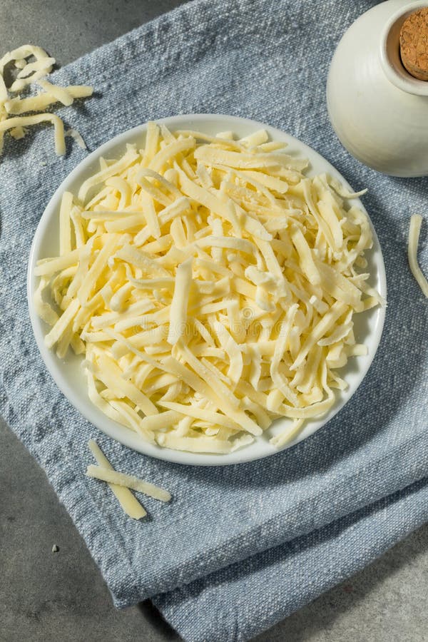 Skim Shredded Mozzarella Cheese Stock Photo - Image of italian, gourmet ...