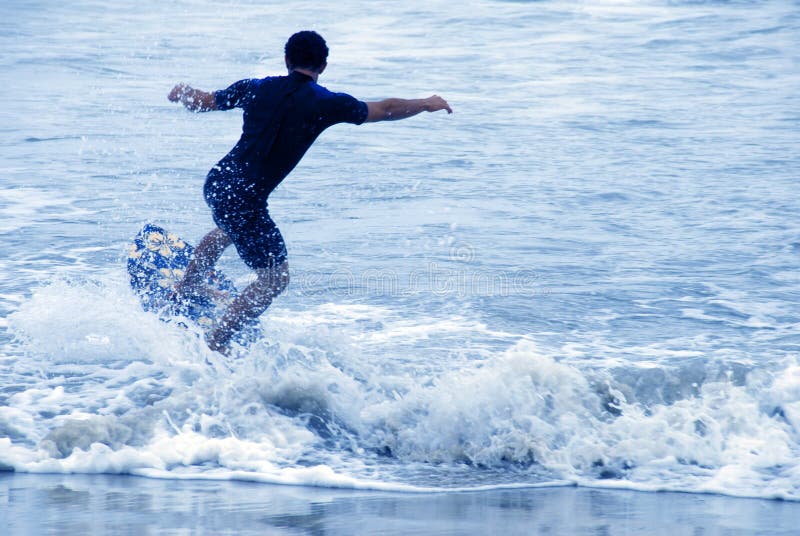 SkimBoarder stock photo. Image of nature, ocean, skimboard - 2543826