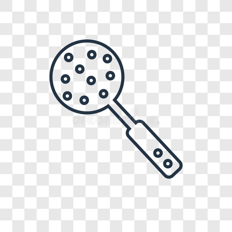 Skimmer Concept Vector Linear Icon Isolated on Transparent Background ...