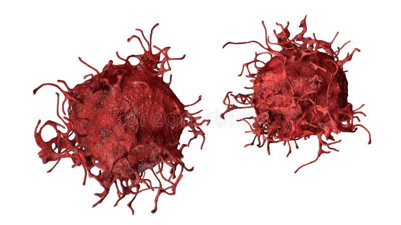 Skin cancer cells stock illustration. Illustration of cellular - 194785699