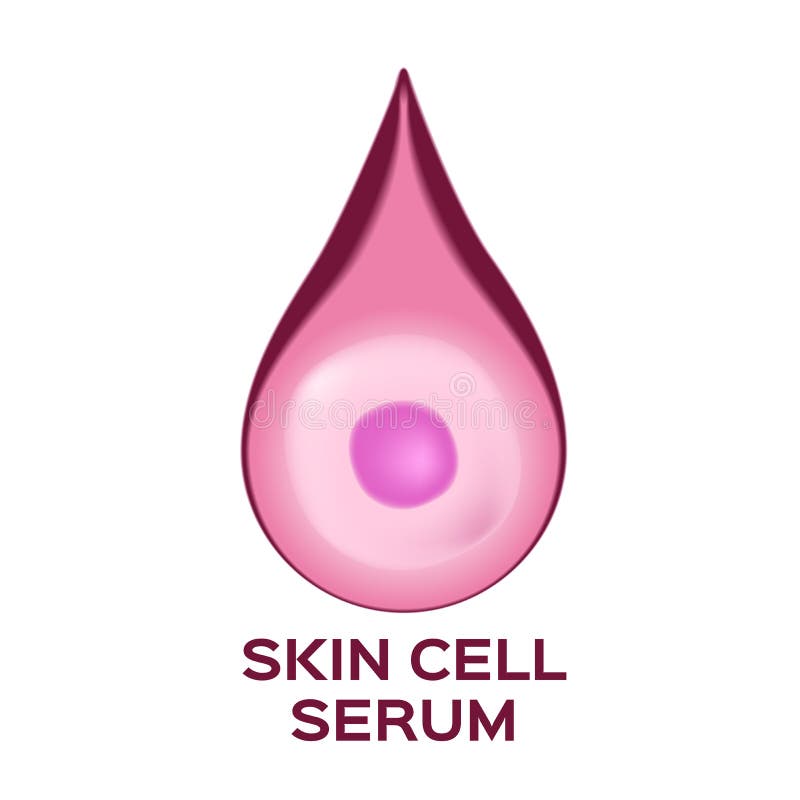 Skin Serum Icon with Face / Vector Stock Vector - Illustration of brush ...