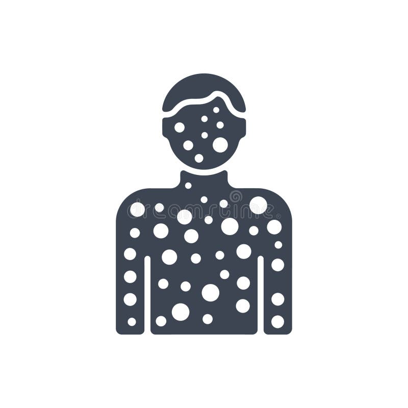 Skin Condition Icon stock illustration. Illustration of spots - 376291035
