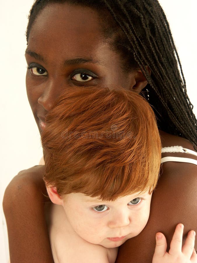 Skin contrast. stock photo. Image of american, natural - 18502182