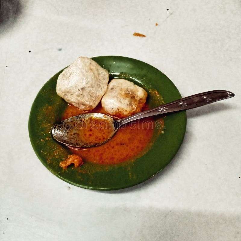 Skin Crackers with Curry Sauce for Lunch Stock Image - Image of sauce ...