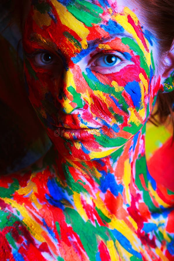 Easter egg paint person stock photo. Image of little - 13228408