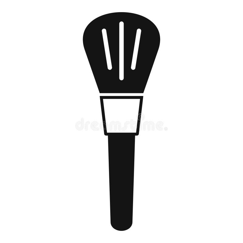 Skin Mask Brush Icon Simple Vector. Face Acid Ceramide Stock Vector ...