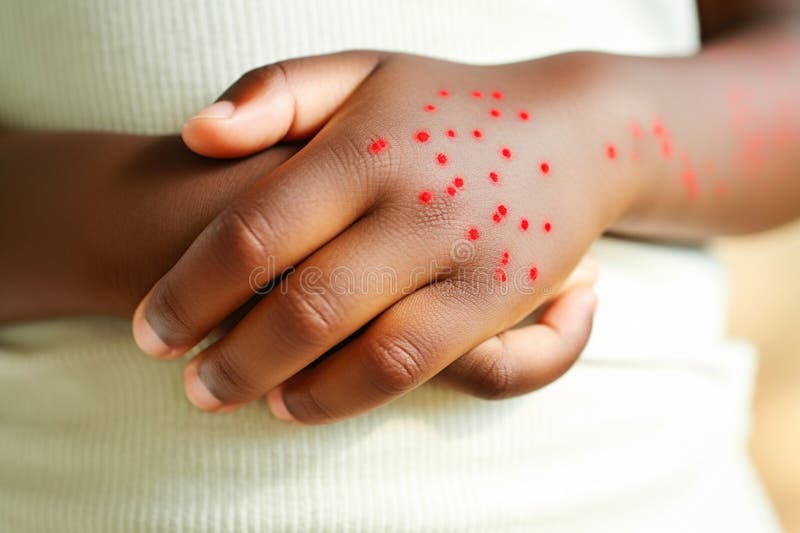 Skin Problem, Atopic Eczema Stock Photo - Image of insect, inflammation ...