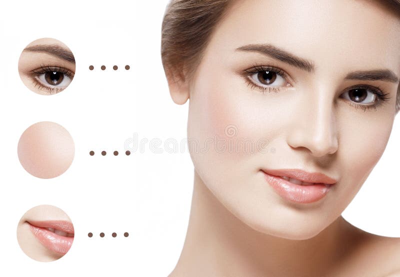Skin problem woman face stock image. Image of facial - 66357649