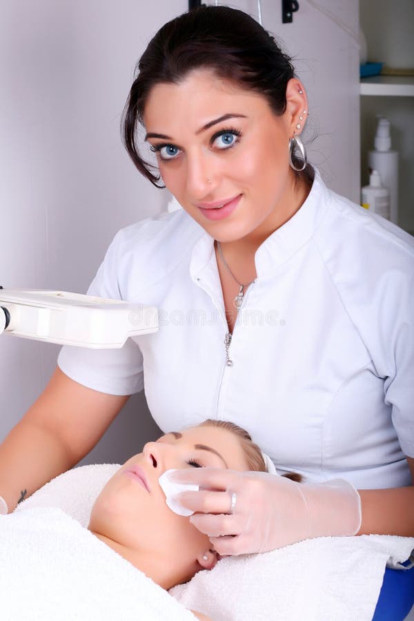 Skin treatment stock image. Image of blush, beautiful - 5300651