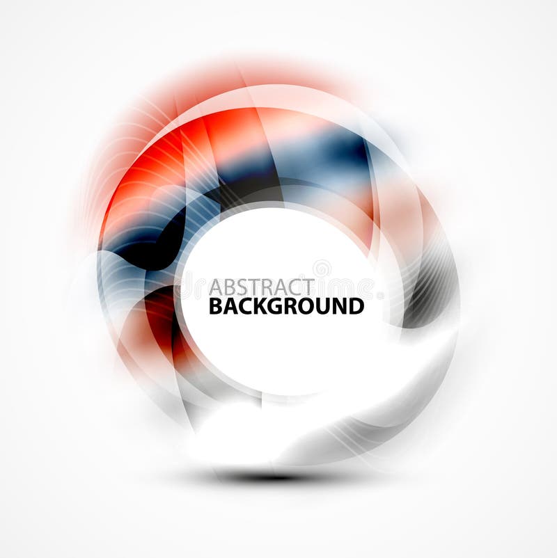 Skinande suddig cirkelmall vektor illustrationer. Illustration av lampa ...