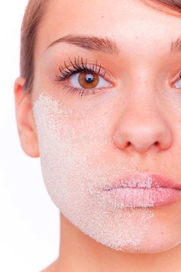 Skincare dry facial stock image. Image of closeup, cream - 13842645