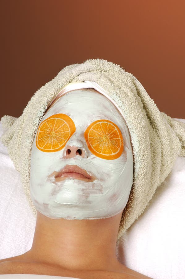 Spa Organic Beauty Facial Mask Stock Photo - Image of facial, energy ...