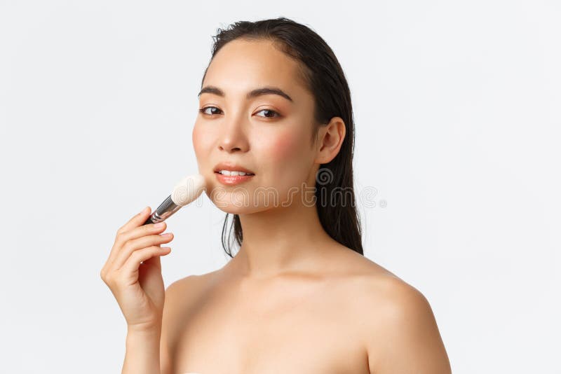 Skincare Women Beauty Hygiene And Personal Care Concept Sensual