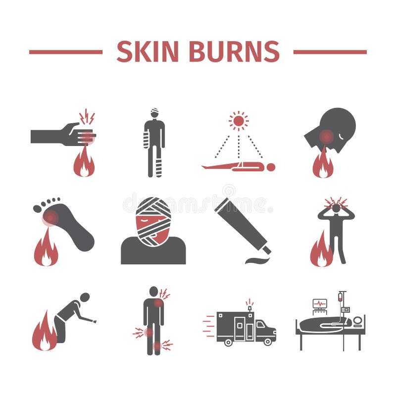 Pomada Para Quemaduras Icono De Color Rgb Ilustración del Vector ...