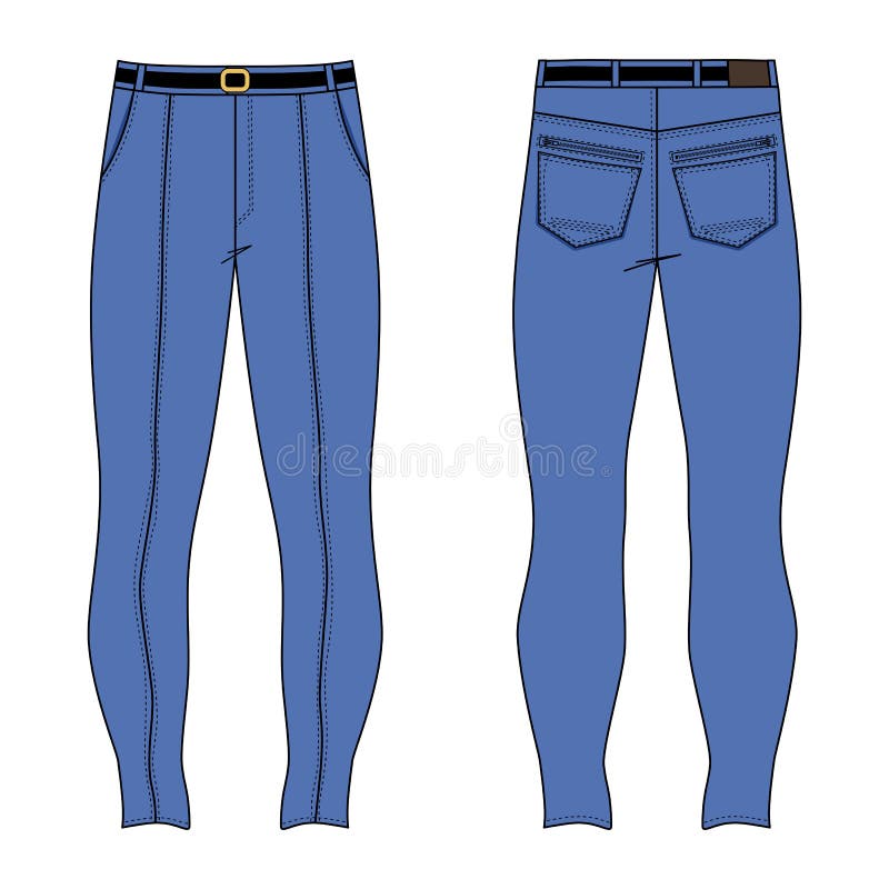 Skinny jeans stock vector. Illustration of skinny, graphic - 81400839