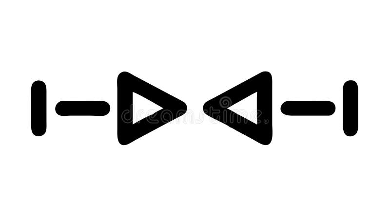 Skip Back Icon: Previous Track Rewind Navigation Control, Vector Design ...