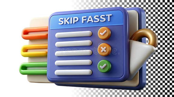 SKIP FAST Text Checklist, Task Management, and Efficiency Tool Png ...