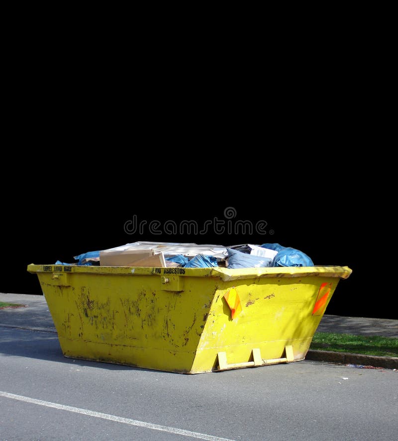 Skip stock image. Image of hold, clearance, clear, improvements - 63846875