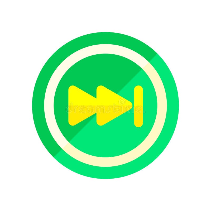 Skip Icon Vector Sign and Symbol Isolated on White Background, Skip ...