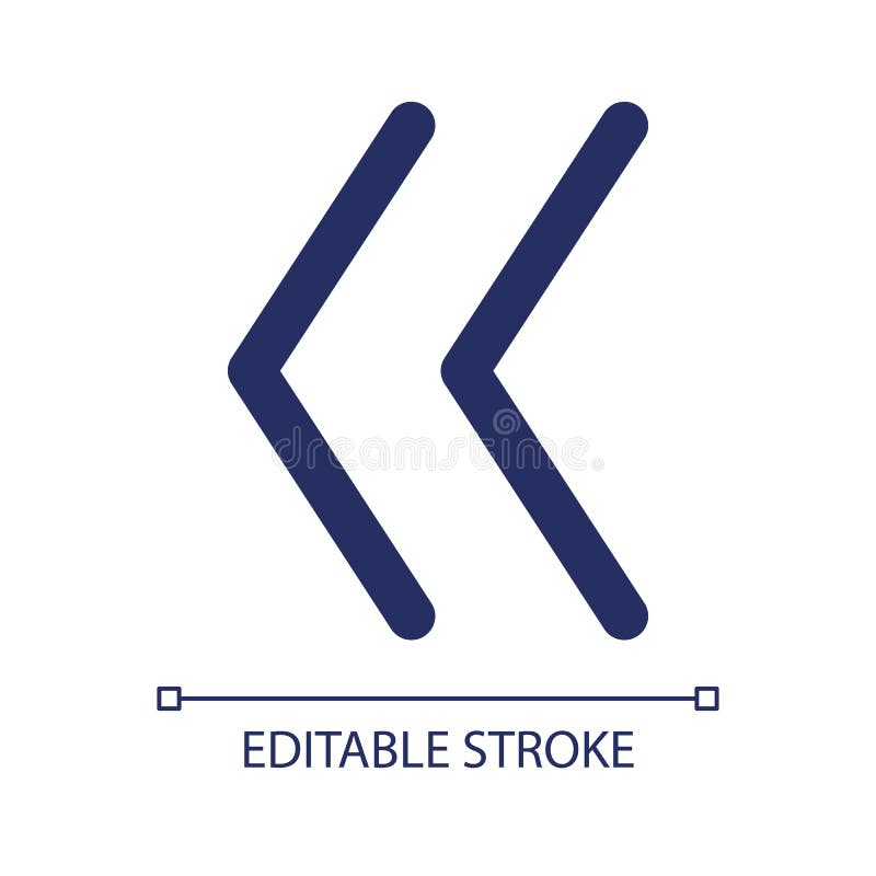 Skip Previous Button Dark Mode Glyph Ui Icon Stock Vector - Illustration of mobile, application ...