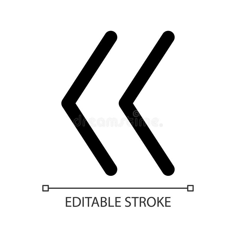 Skip To Start White Linear Ui Icon Stock Vector - Illustration of file, stroke: 250143867