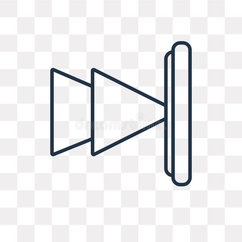 Skip Vector Icon on Transparent Background, Skip Logo Design Stock ...