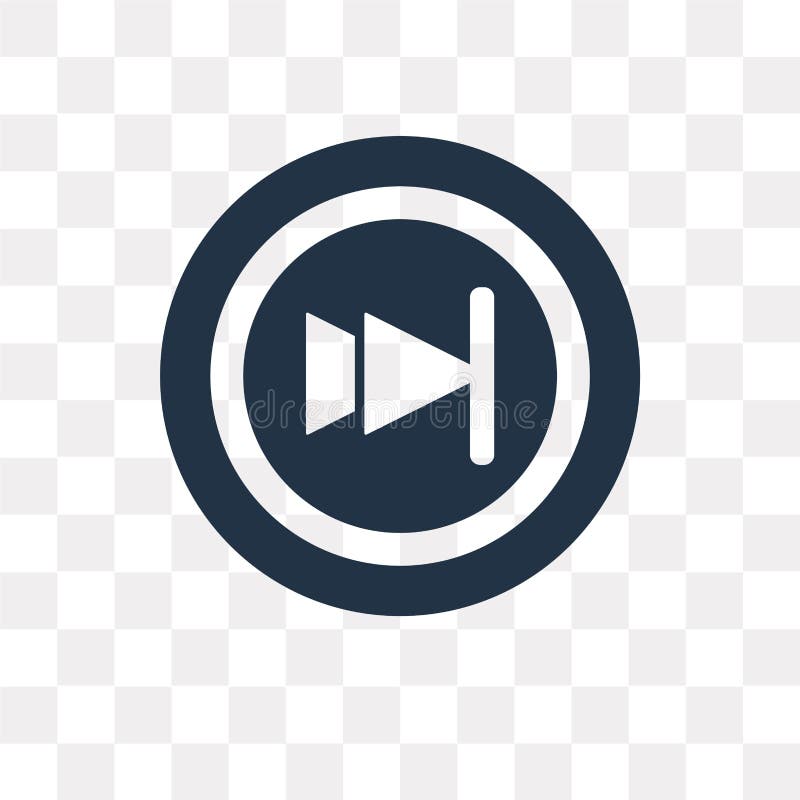 Skip Vector Icon Isolated on Transparent Background, Skip Trans Stock ...