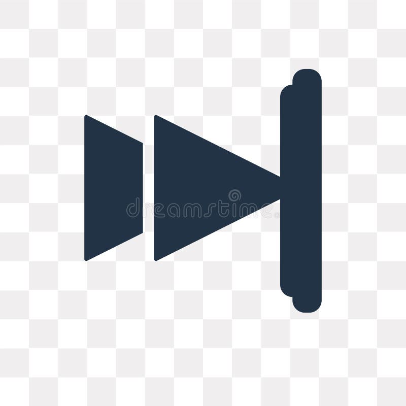 Skip Vector Icon on Transparent Background, Skip Logo Design Stock ...