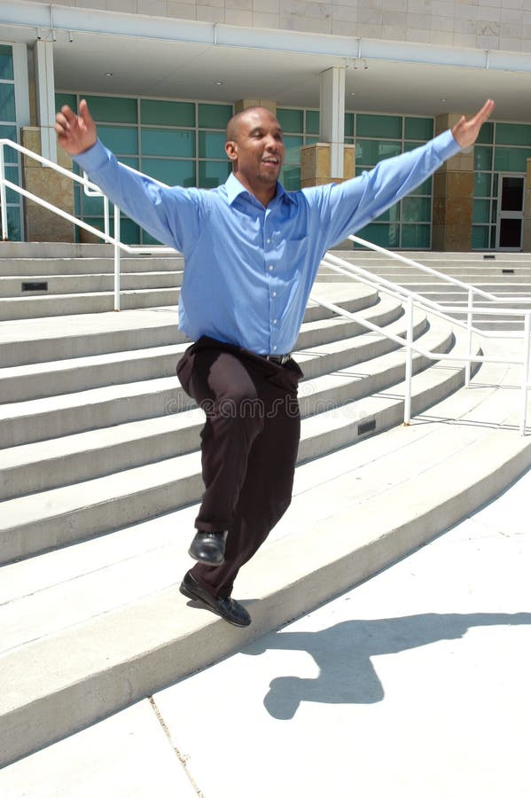 Skipping off Steps stock photo. Image of district, praiser - 688898