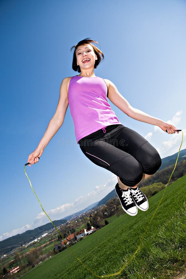 Skipping rope stock image. Image of healthy, action, activity - 24389069