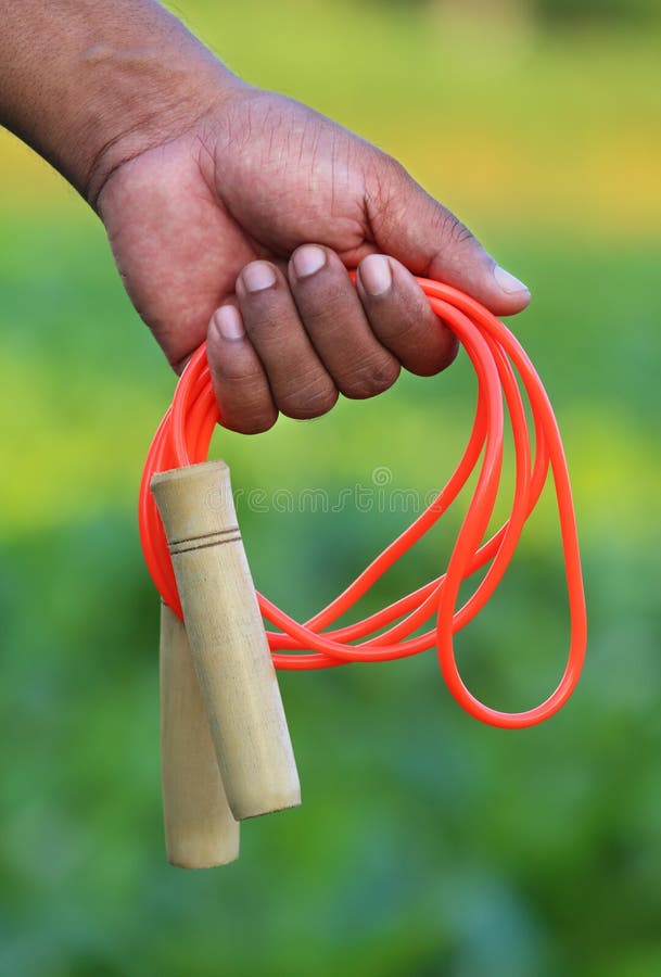 Skipping rope in hand stock image. Image of skip, lifestyle - 45877187