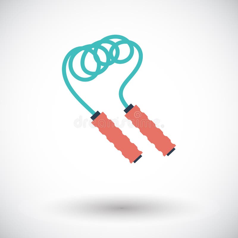 Skipping rope icon. stock vector. Illustration of game - 94646850