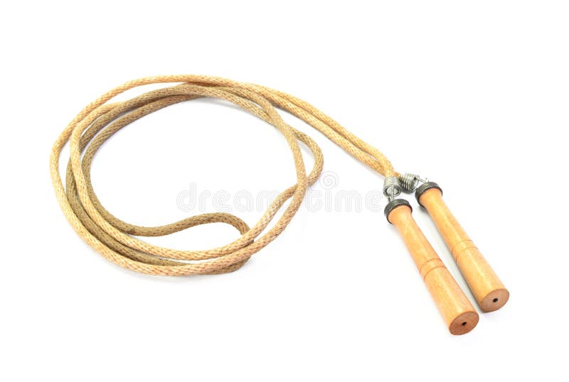 Skipping Rope on a White Background Stock Image - Image of healthcare ...
