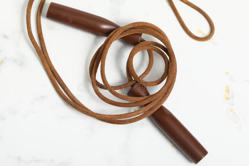 Skipping Rope on White Background on White Background Stock Photo ...