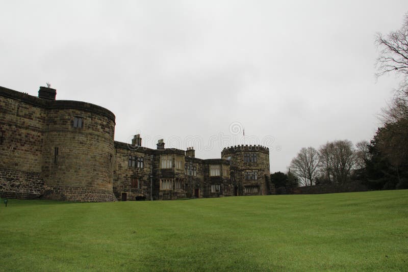 Skipton Castle in Skipton in the Craven District of North Yorkshire ...