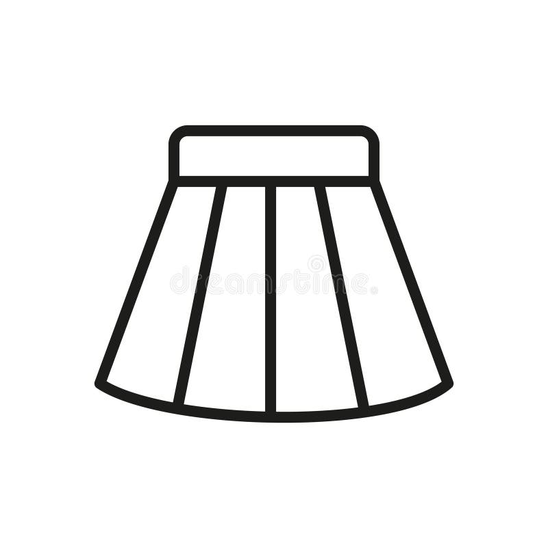 Skirt Icon Vector Design Templates Simple and Modern Stock Vector ...