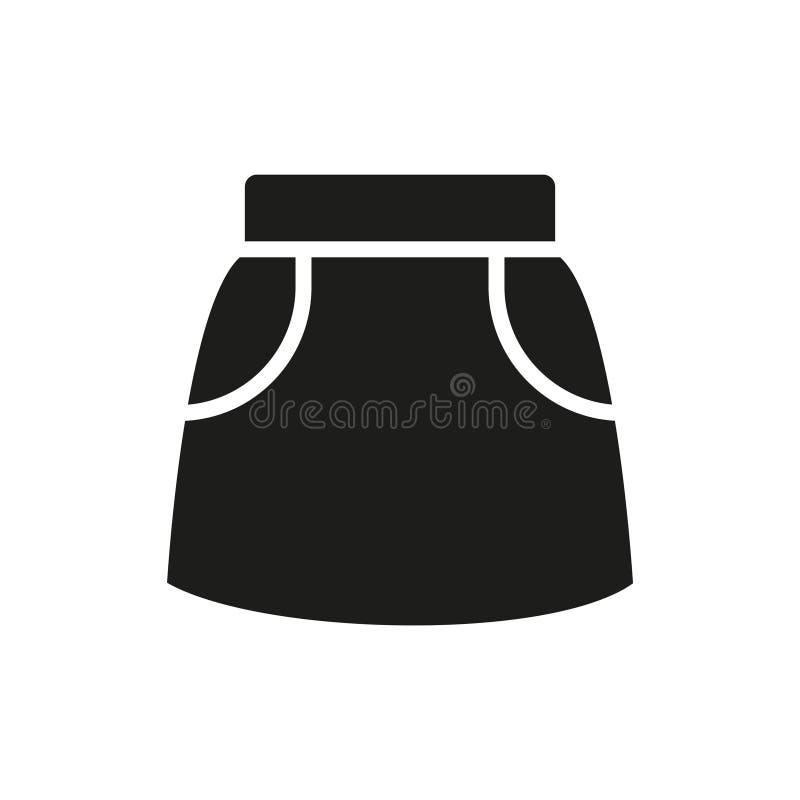Skirt Icon Vector Design Templates Simple and Modern Stock Illustration ...